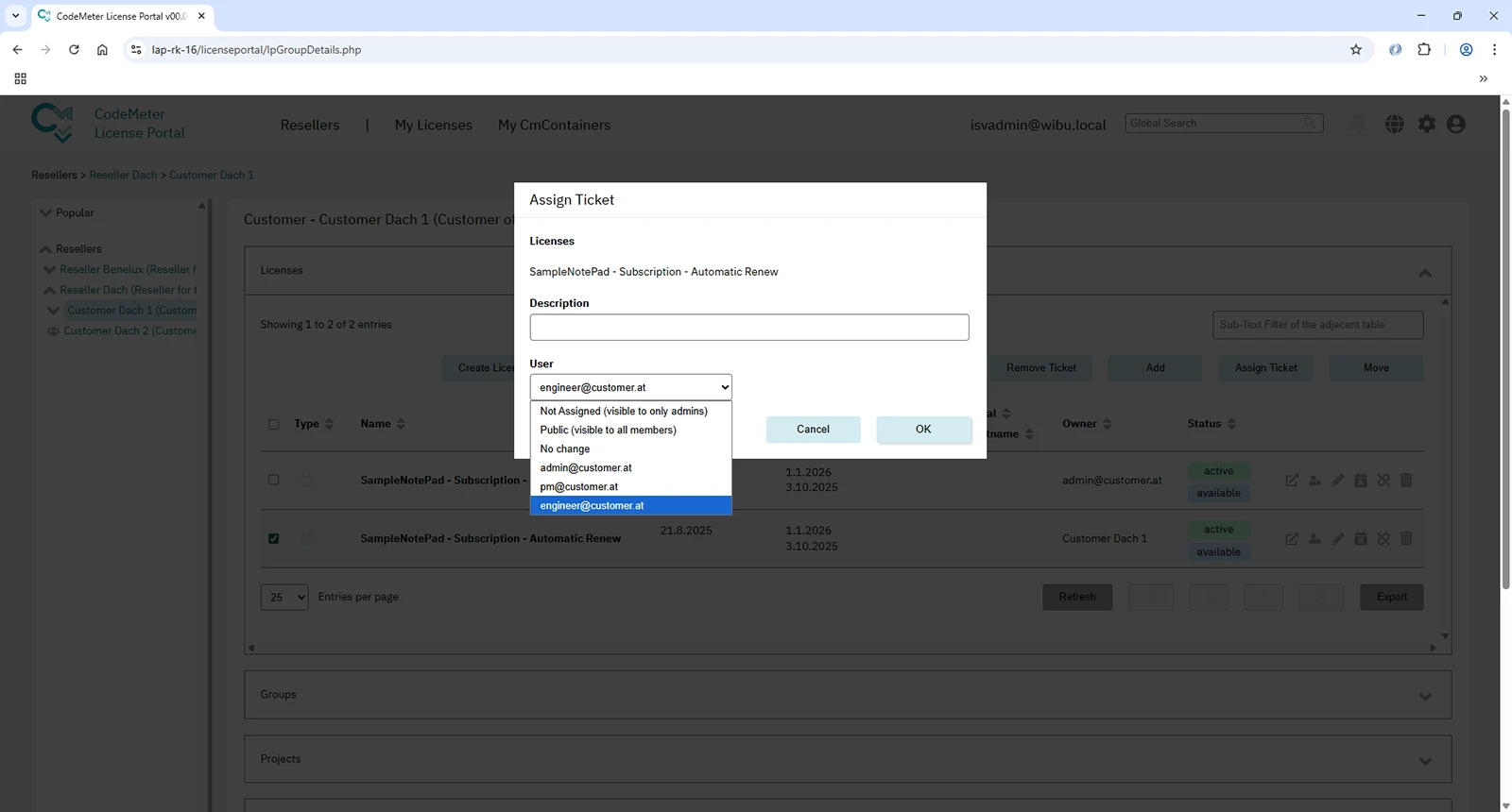 CodeMeter License Portal - Wibu-Systems